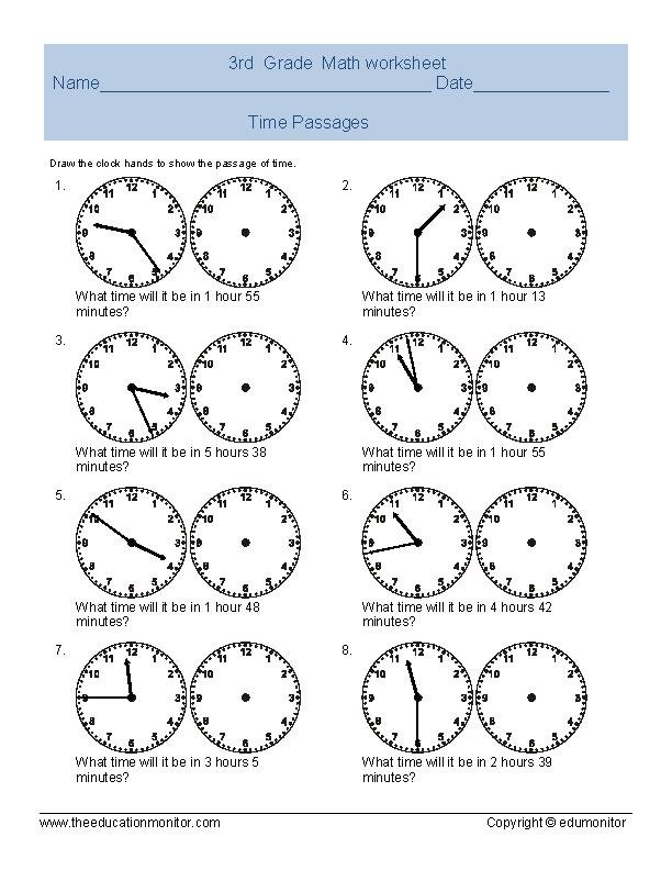 Reading Time Worksheets and Free Printables - EduMonitor | Science ...