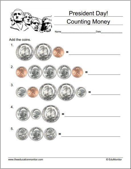 Free Presidents Day's Worksheets and Puzzles - EduMonitor | Science ...