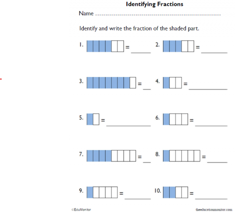 Fractions of Rectangles Math Worksheets for 2nd Grade - EduMonitor ...