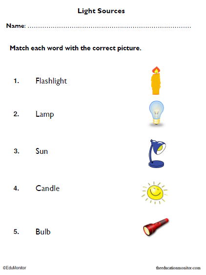 Science Worksheets for 1st Grade - EduMonitor | Science, Math, Language Arts