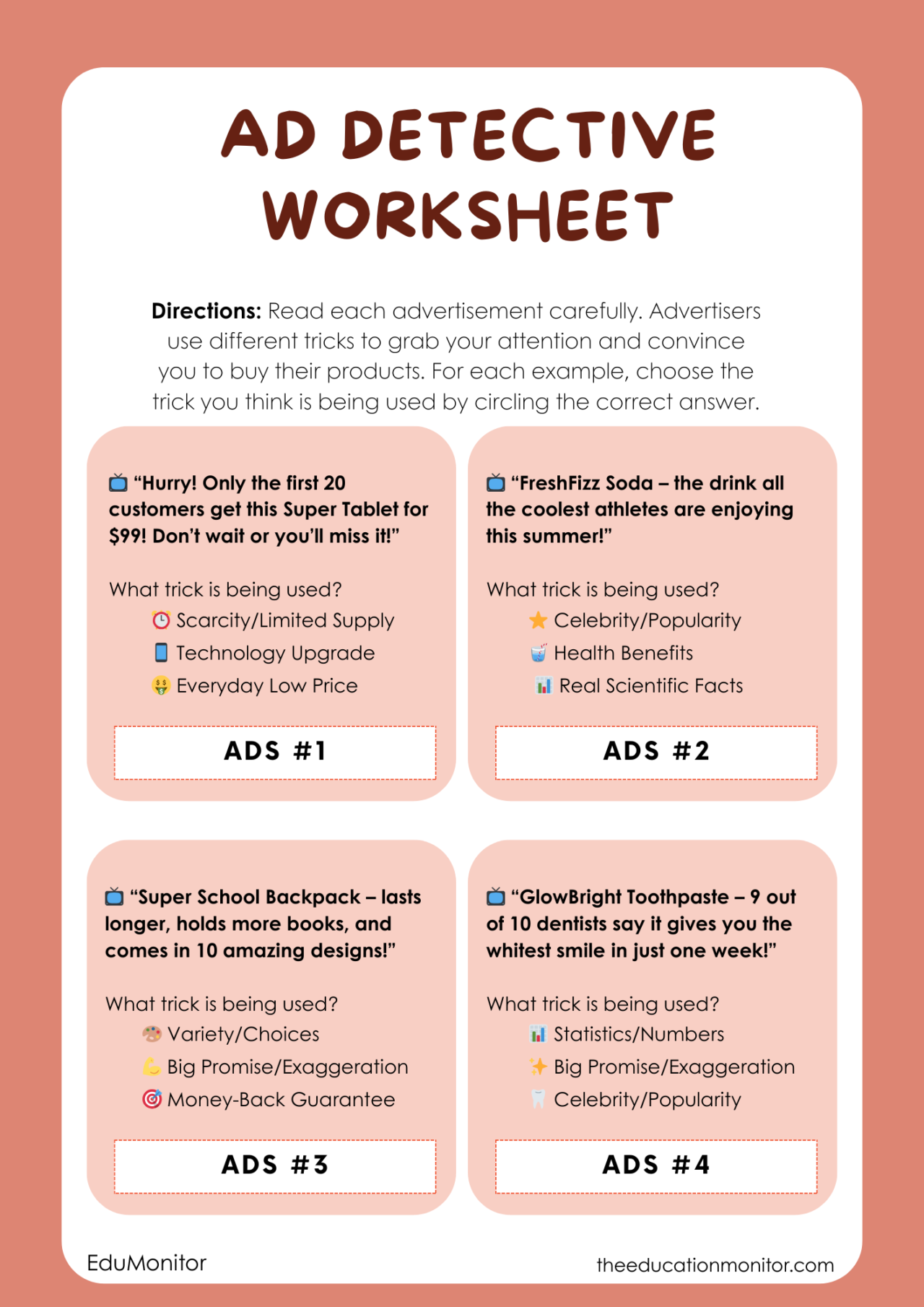 How Ads and Friends Affect Spending 5th Grade Financial Literacy ...